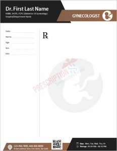10+ Free Obstetrician/Gynecologist Prescription Templates