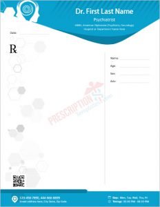 11+ Best Prescription Templates for Psychiatrists in MS Word