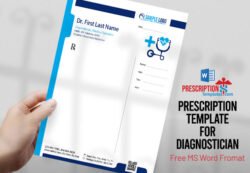 5+ Free Prescription Pad Designs for Diagnosticians in MS Word